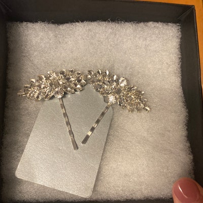 1920s Vintage Butterfly Hair Pin, Art Deco Black Gold Hair Pin, Vintage ...