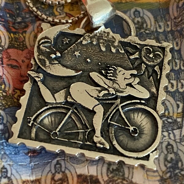 LSD Blotter Necklace, Acid Chain, Albert Hofmann, Trip, Psychedelic ...