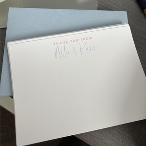 Kids' Personalized Stationery for Girls Note Card Set for Kids, Girls ...