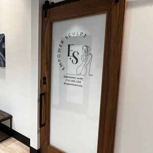 Customizable Window Decal / Your Company Name or Logo Storefront Vinyl ...