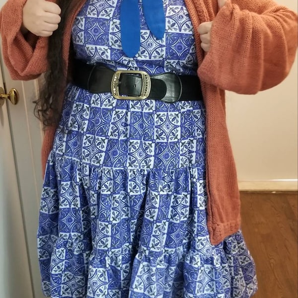 Estella Romantic Cottage Core Dress Digital PDF Sewing Pattern // EU 32 ...