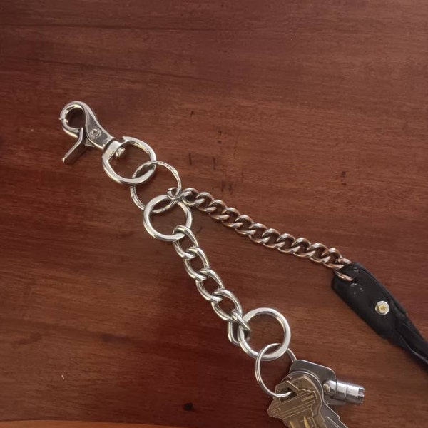 2 BIG Lobster Clasps for Wallet Chain Swivel Hook Hinged Clip for Key ...