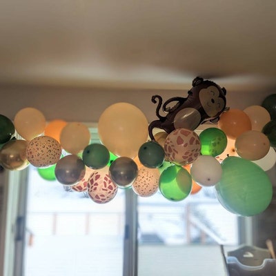 Jungle Balloon Arch Jungle Balloon Garland Kit Safari Baby Shower Wild ...