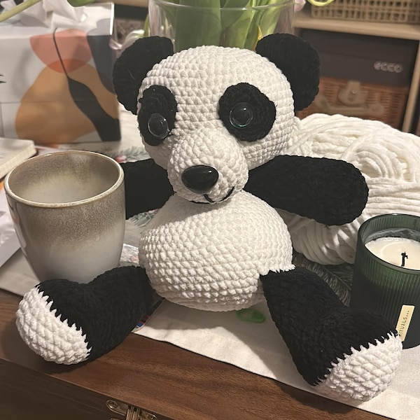 Panda Amigurumi Crochet Pattern - Cute Panda Bear PDF Tutorial - DIY ...