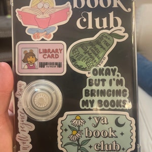 Thriller Book Club Sticker Bookish Stickers Gifts for Readers Coffee ...
