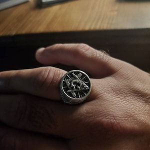 Silver Greek Warrior Ring Spartan Leonidas Ring Statement | Etsy