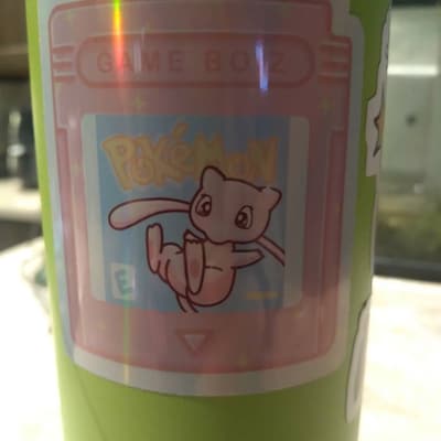 Holographic Pink Mew Cartridge Vinyl Sticker - Etsy