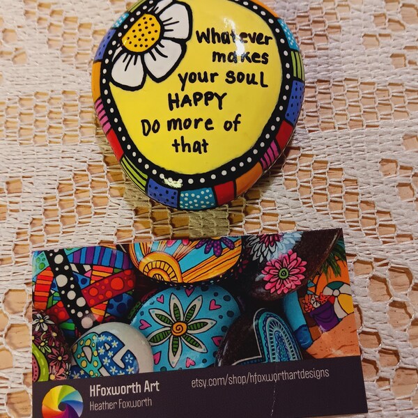 Santa Clause Painted Rock,christmas Decor,holiday Painted Rock,painted ...