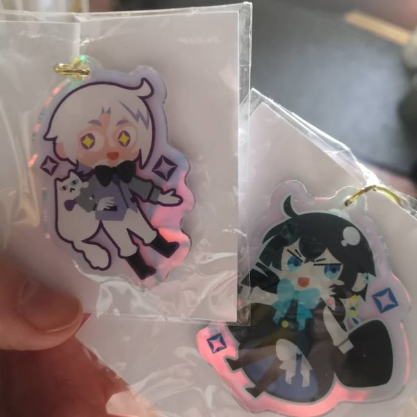 Yuma, Makoto, Shinigami, Halara, RAIN CODE Acrylic Charms Figure 7cmh ...