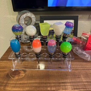 Wine Bottle Stopper Display Stand - Etsy