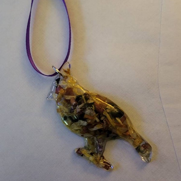 Funeral Flower Keepsake, Cardinal Ornament, Sympathy Gifts, Ornament ...