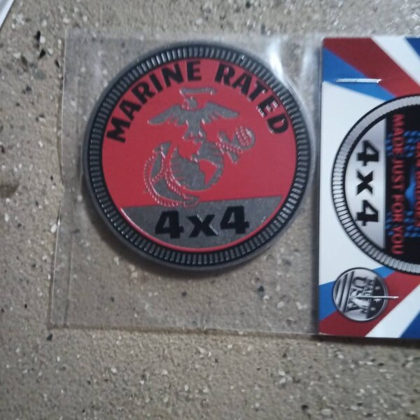 Badass Unique METAL 4x4 Badges Made for Any 4x4 Vehicle - Etsy