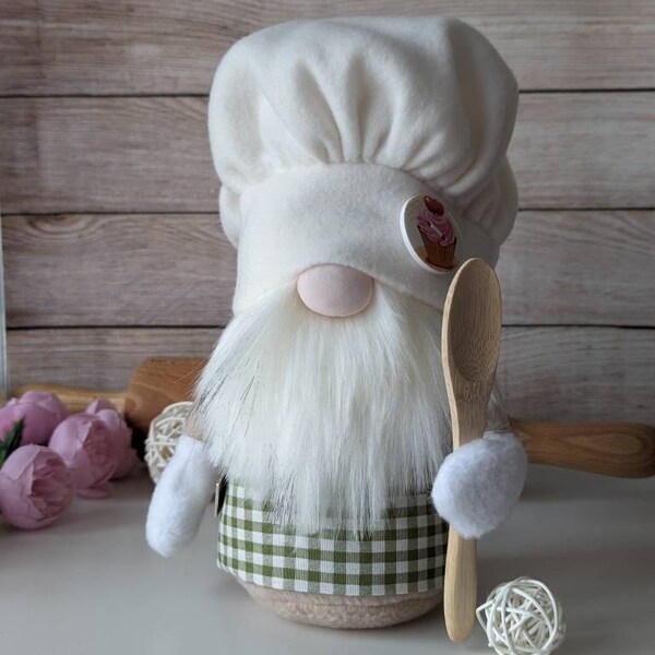 Gnome Pattern, Kitchen Gnomes Family, Chef Gnomes Pattern, DIY Gnome ...