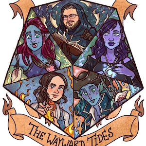 Chibi Cute Dnd Cartoon Custom Character, Digital File, Dnd Fantasy ...