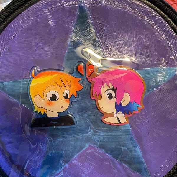 DISCONTINUING SOON || Scott Pilgrim || Ramona Flowers || Pin Set ...