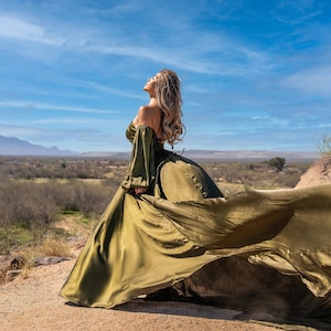 Flying Dress for Photoshoot Flowy Engagement Dress Long - Etsy