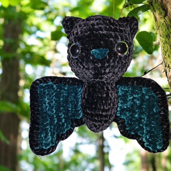 PATTERN: Plush Binx the Bat Pattern Amigurumi Chunky Bat Pattern Super ...