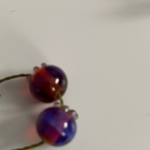 MAGICAL FAERIEBERRIES GLASS Beads, 10mm Delicate Beautiful Fantasy ...