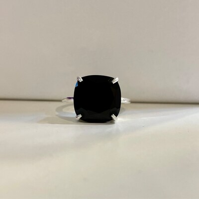 Unique Onyx Ring, Large Onyx Ring, Raw Onyx Ring, Genuine Earth Mined ...