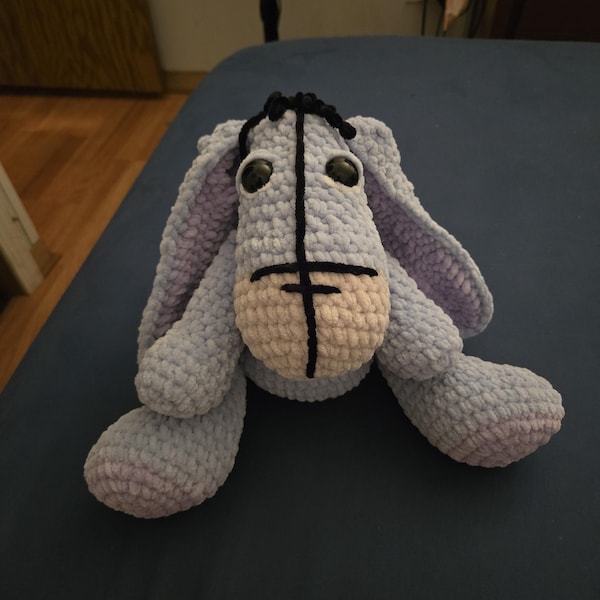 BIG FOOTED Eeyore Crochet PDF Pattern - Etsy