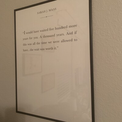 Ember of Light A Court of Thorns and Roses Quote SJM Book Wall Art ...