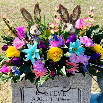 Spring Cemetery Flowers flower for Cemetery-grave Site Flower-headstone ...