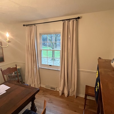 Finestra® Fluted Wood Curtain Rod 2 Inch Diameter Various - Etsy