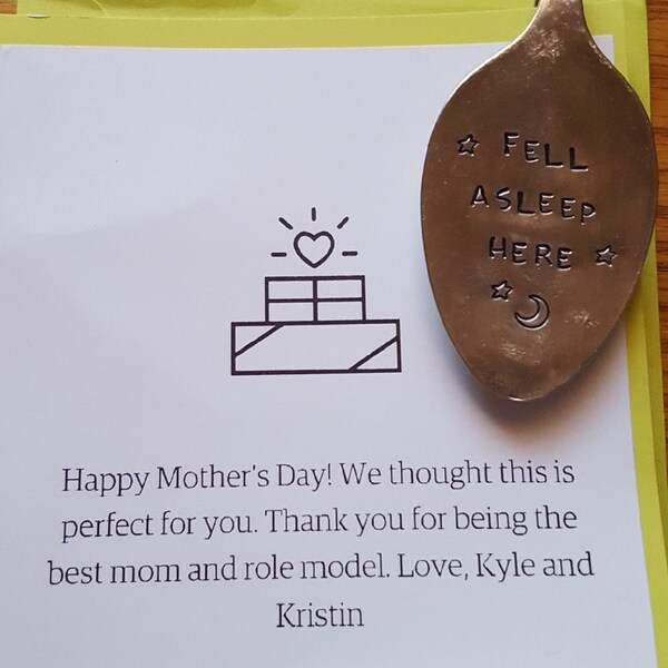 Fell Asleep Here Vintage Spoon Bookmark - Moon and Stars - Bookworm ...