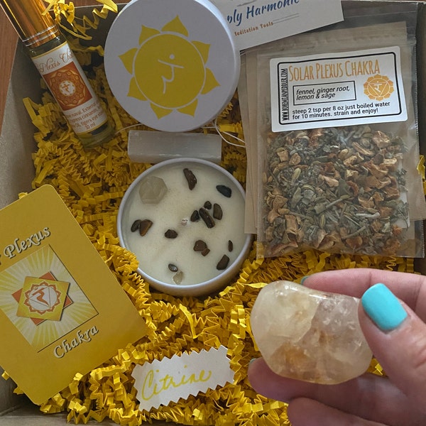 Solar Plexus Chakra Meditation Kit - Etsy