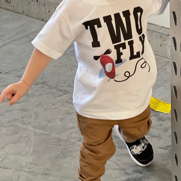 Two Fly Shirt | 2nd Birthday Shirt | Airplane Birthday Shirt | Second ...