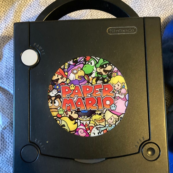 Paper Mario Custom Gamecube Jewel, Badge, Faceplate - Etsy