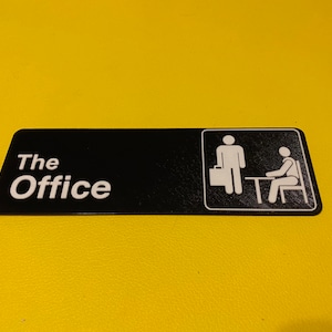 Customizable 3D Printed the Office TV Show Sign and Magnets - Etsy