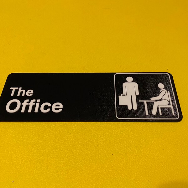 Customizable 3D Printed "the Office" TV Show Sign and Magnets - Etsy
