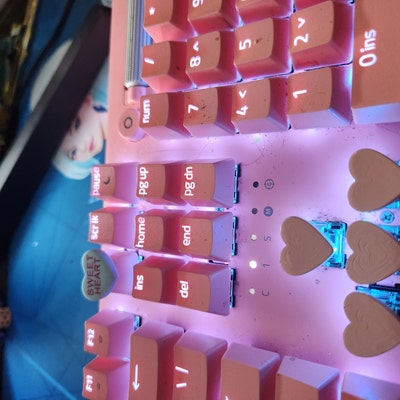 Cute Kawaii Drinks Keycaps Boba pink Strawberry Yakult - Etsy