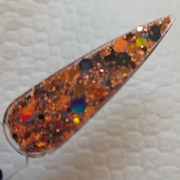 Black Lace- Gold Foil Dip Powder, Black Dip Powder, Nail Dip Powder ...