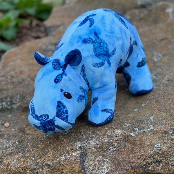 Hippo Heather Stuffed Animal Pattern PDF - Etsy