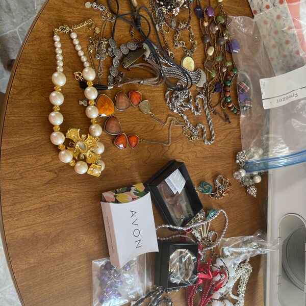 Craft Jewelry Lot Damaged Random Bag, Single Earrings Possible Sterling ...