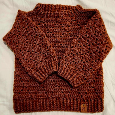 Crochet PATTERN Diamond Sweater child Sizes 0-6m up to 9-10years ...