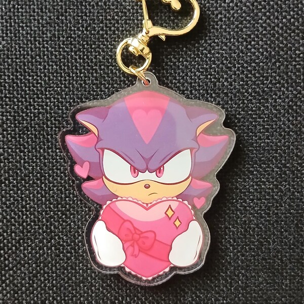 Furry Canine 3” Keychain Valentine Day Gift, Furry Stickers, Cute Gift ...