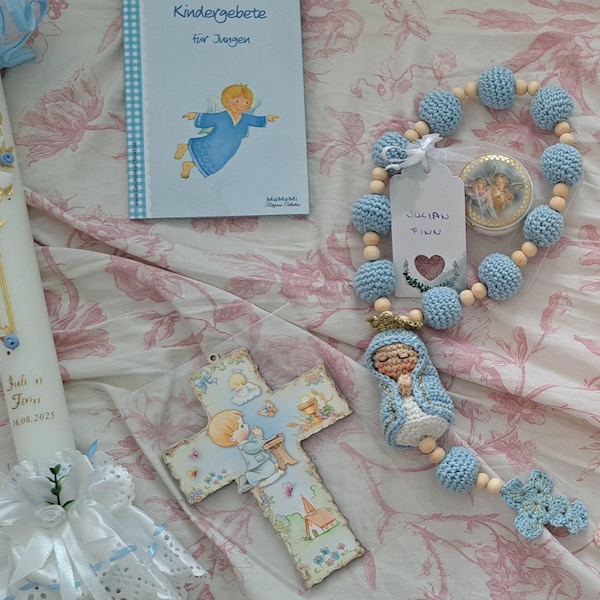 Handmade Crocheted Rosary – Unique Gift for Any Occasion – Baptism ...