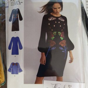 Simplicity 1728 Princess Gown Pattern With Juliet Sleeves - Etsy