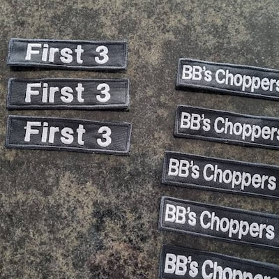 2 PCS Blood Type Patch O Neg Embroidered Hook O Negative Group Badge ...