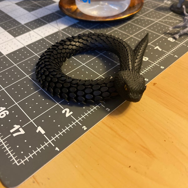 Snake Figure | Toy Animal | Articulated Model Viper | Large - Etsy