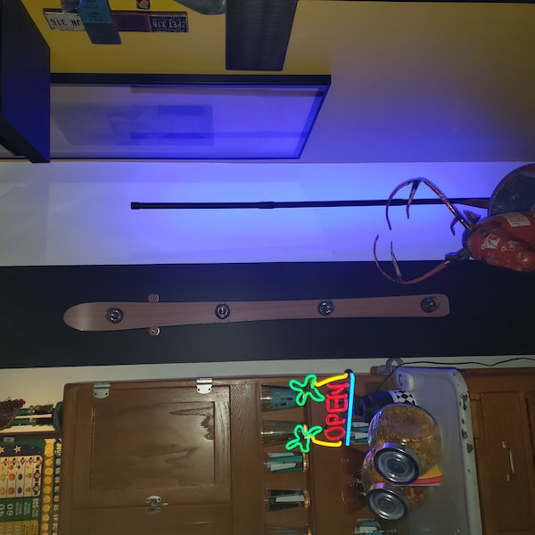 Vertical Ski Rack Bamboo/birch Indoor Ski Wall Rack and Garage Ski Wall ...