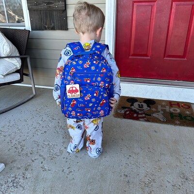 Transportation Backpack Name Tags, Lunchbox Name Tag, Construction ...