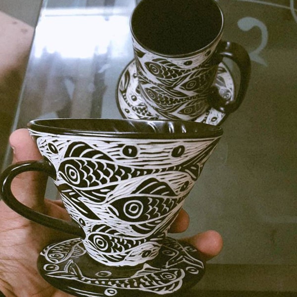 Ceramic Coffee Pour Over Coffee Filter / Ceramic Coffee Dripper Pour ...