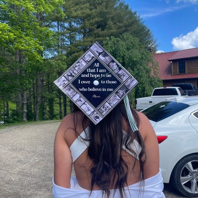 Princess and the Frog Almost There Graduation Cap Topper, Black Queen ...