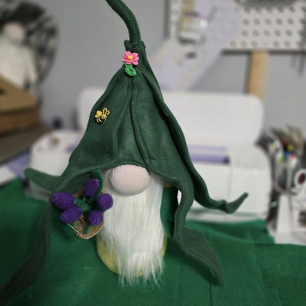 Pattern Pdf Scandinavian Gnome Lord of Snowflakes, Winter Decor ...