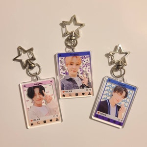 ATEEZ Instagram Keychain KPOP Keychain Kpop Merch Ateez Keychain Atz ...
