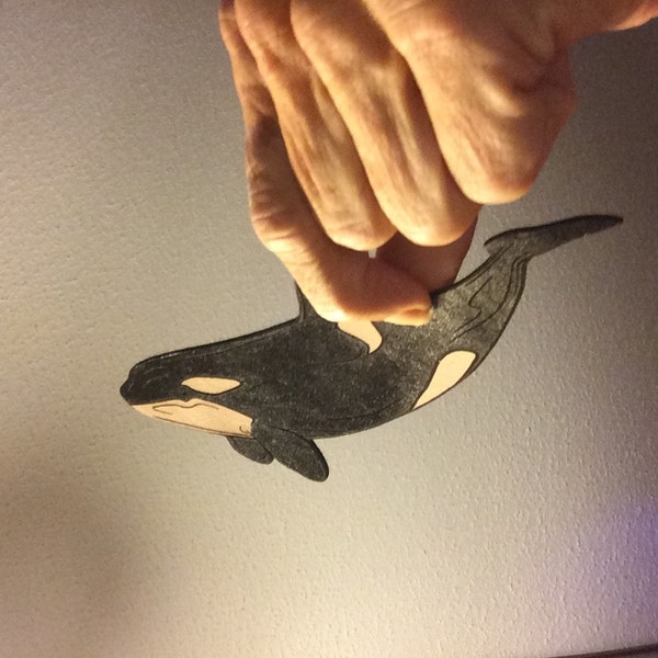 Orca Bookmark | Killer Whale Bookmark | Gift for Book Lover | Ocean ...